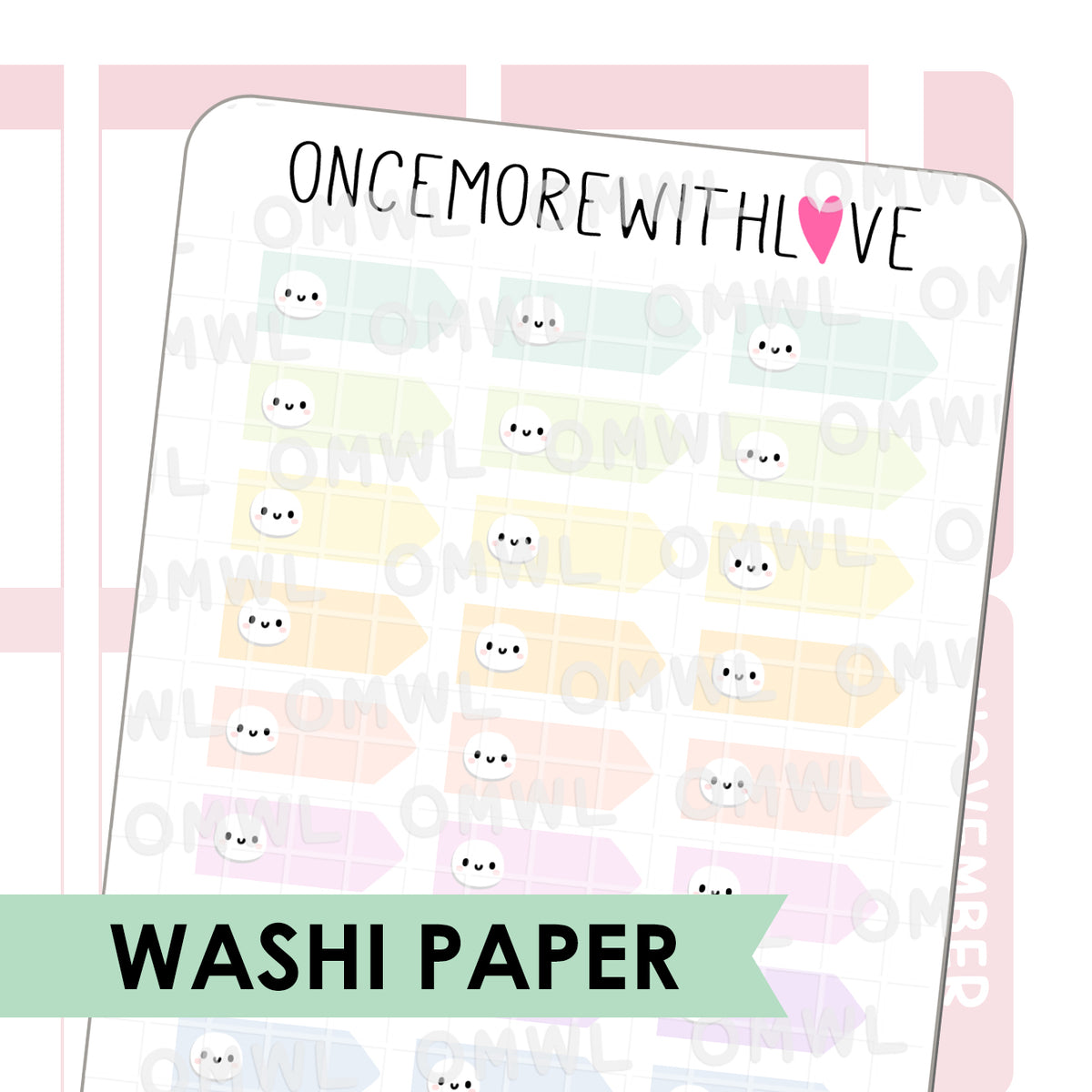 M1406 - Rainbow Flags 2cm – OnceMoreWithLove